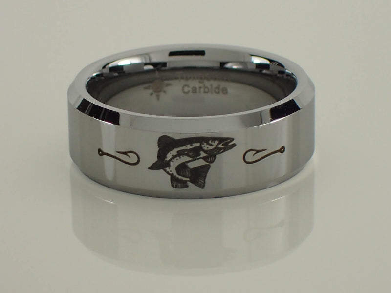 Tungsten Carbide Trout Ring - My Shinies