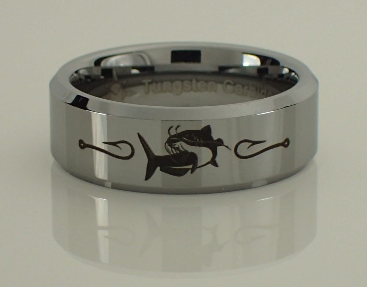 Tungsten Carbide Catfish Ring - My Shinies