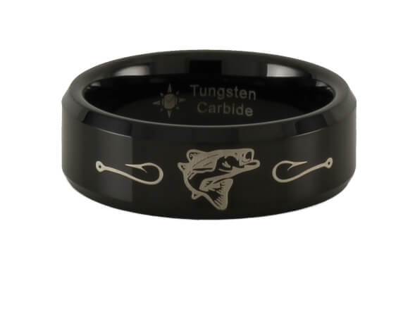 Tungsten Bass Fishing Ring - My Shinies