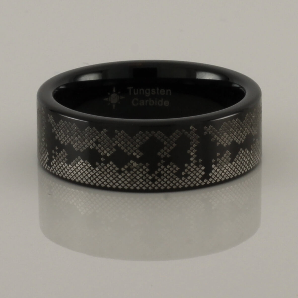 Tungsten Bass Pattern Ring - My Shinies