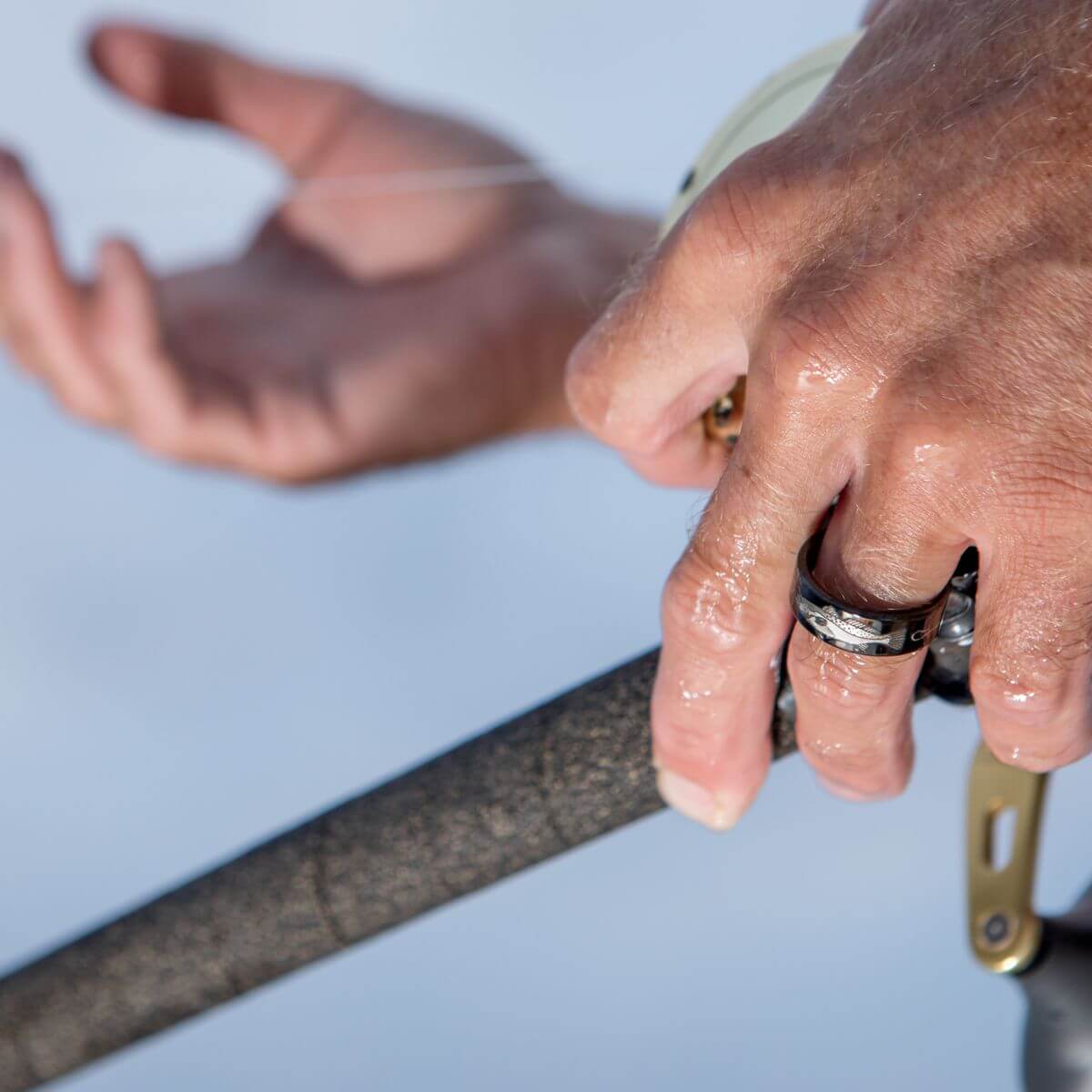 Tungsten Spotted Sea Trout Ring - My Shinies